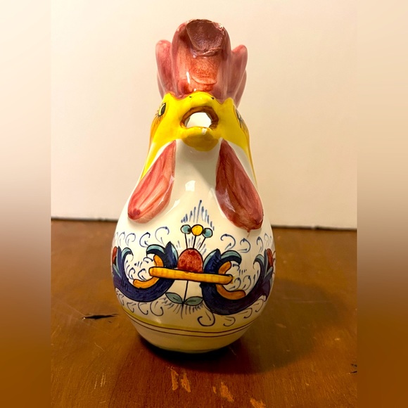 Deruta | Art | Deruta Style Rooster Pitcher Made In Italy 65 Tall ...